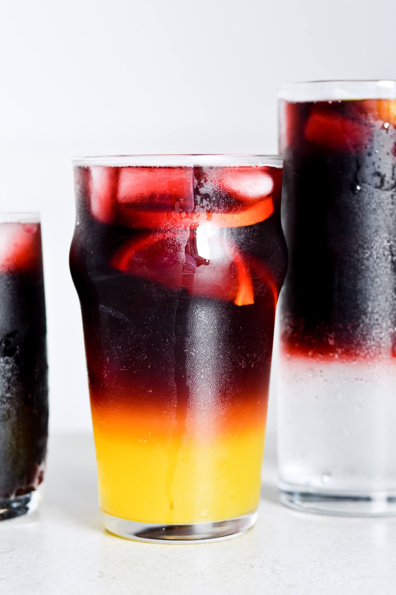 Red Wine Spritzer 3 Ways Sugar Salted